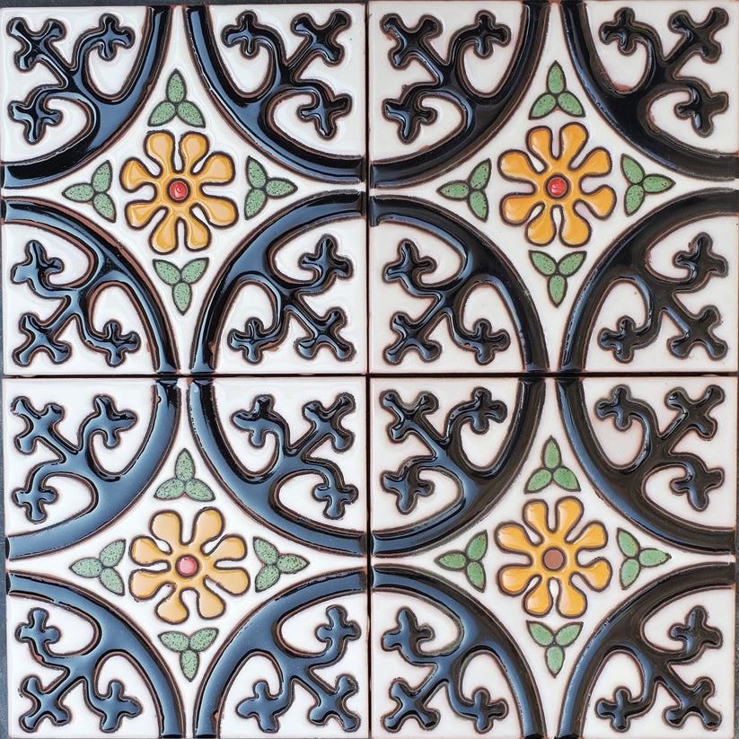 Hand Print Deco Tile 6x6 - Molly – Shop Ceramic Concepts