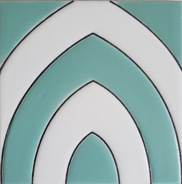 Arches Modern Geometric Deco Pool Tile 6x6 (Per Box 26 pcs) – Shop ...
